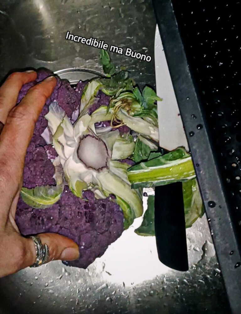 Frittelle di cavolfiore viola senza glutine - Blog di incredibilemabuono