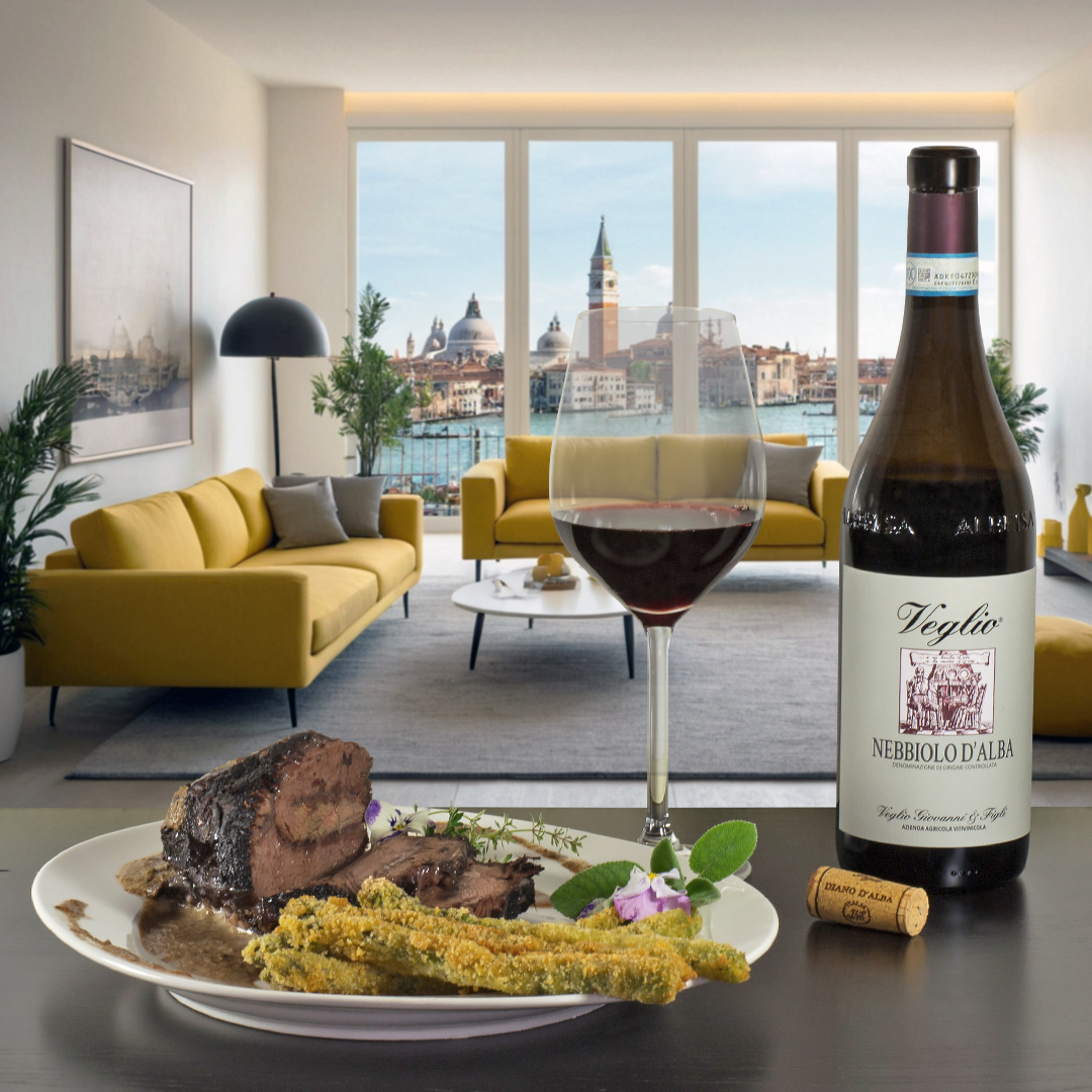 Guancia di Manzo con Salsa al Nebbiolo D'Alba DOC Cantina Veglio ...