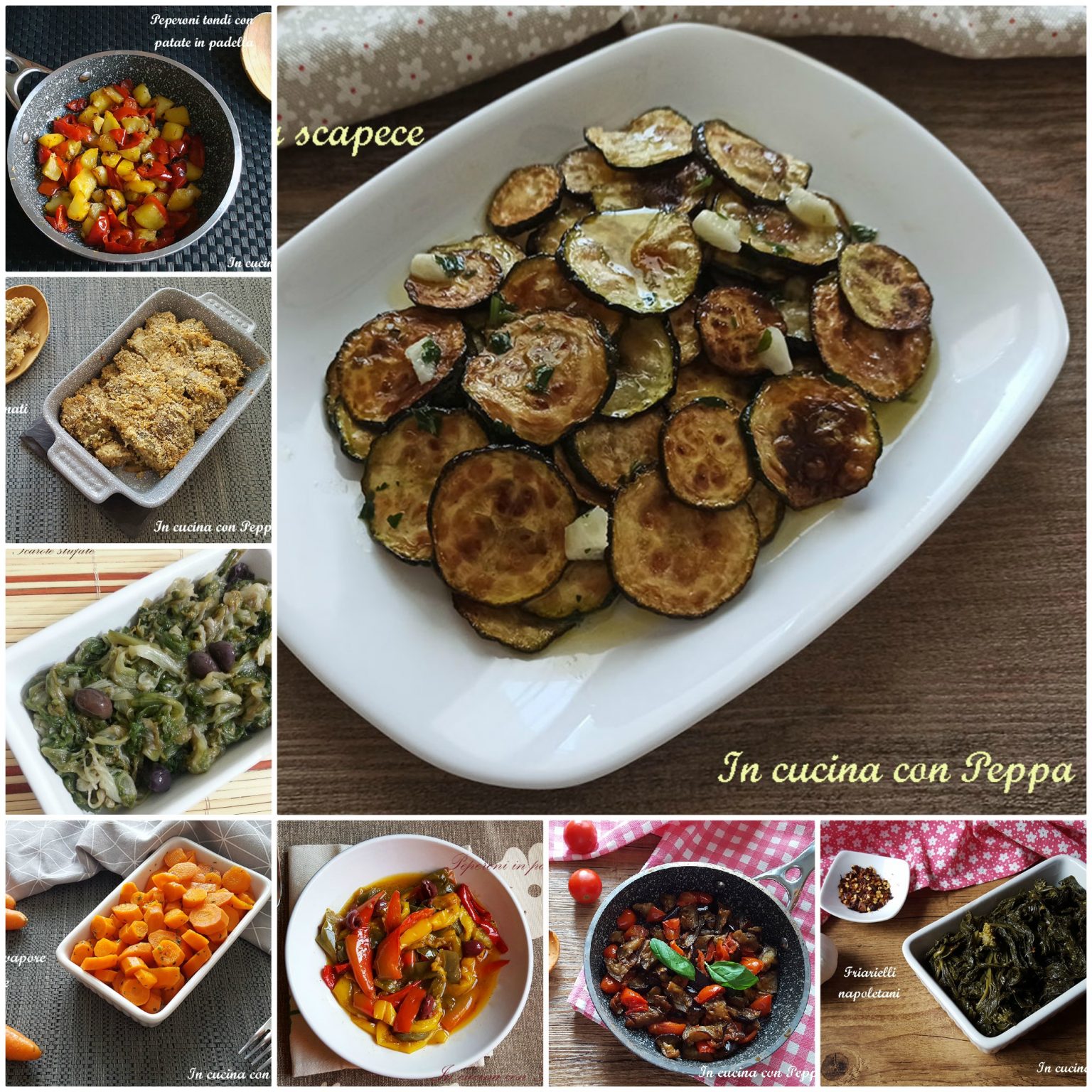 Raccolta di contorni-ricette semplici e gustose - In cucina con Peppa