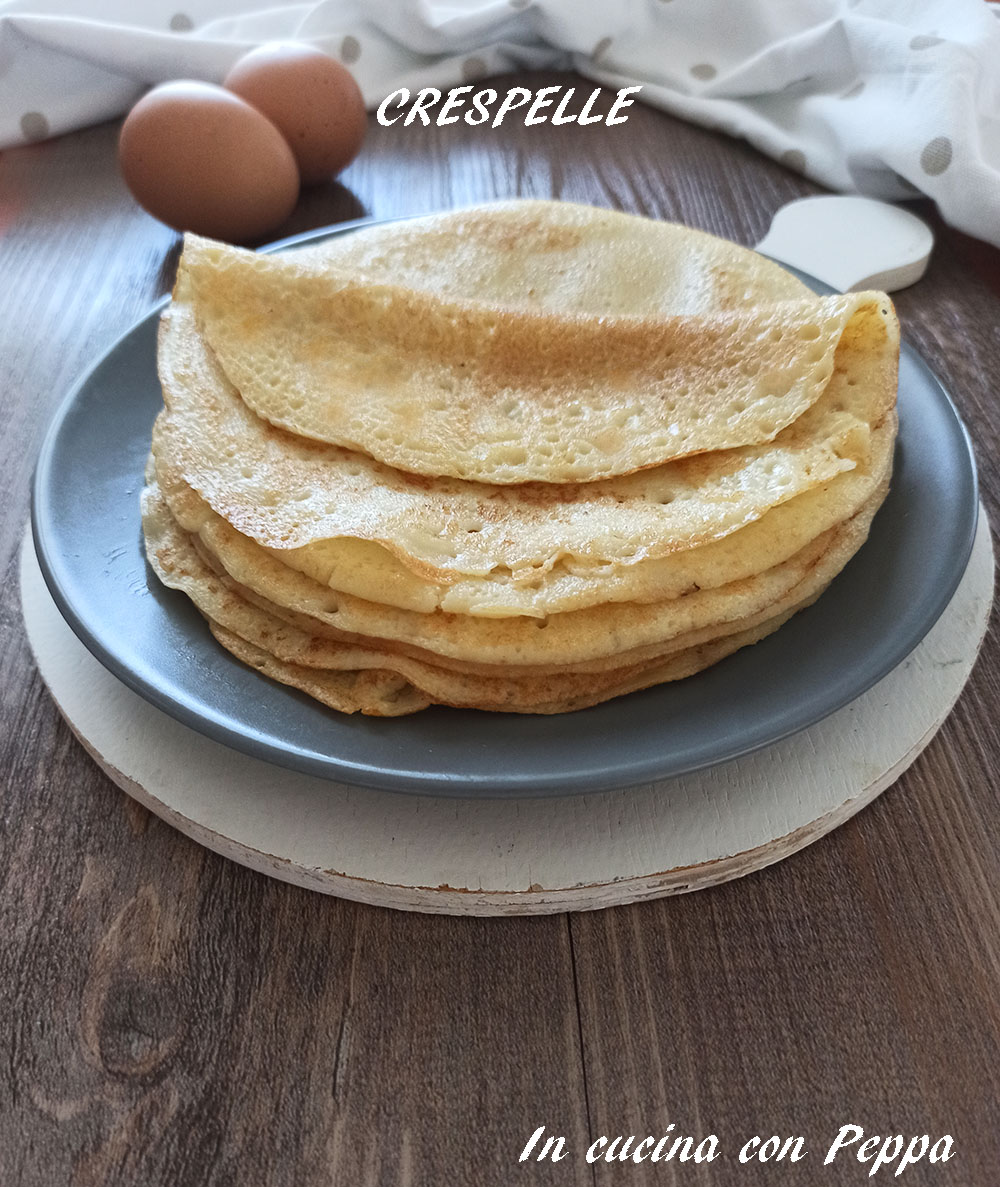 Crespelle facili e veloci per preparazioni salate - In cucina con Peppa