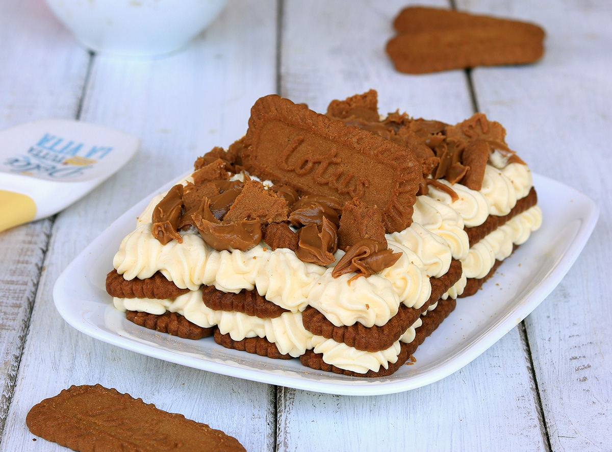 SEMIFREDDO con BISCOTTI LOTUS Biscoff dolce con mascarpone