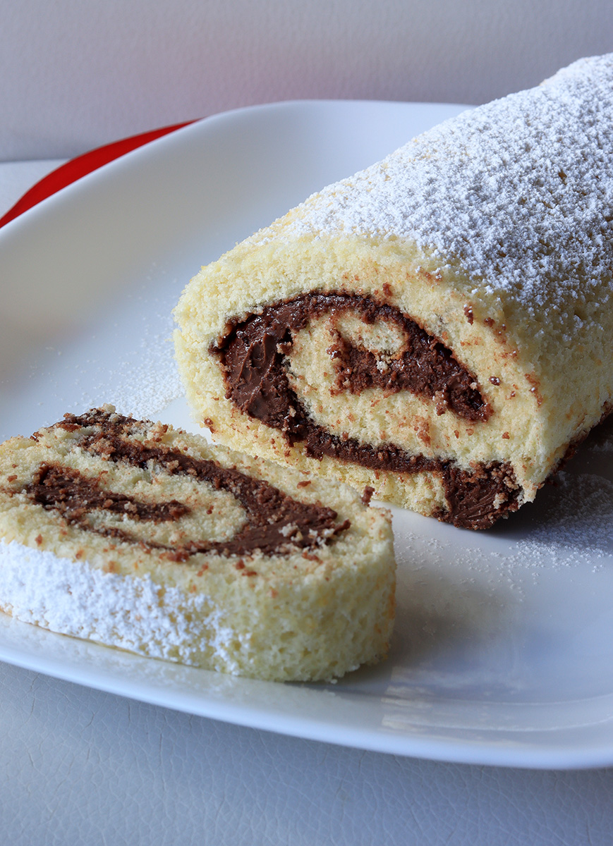 ROTOLO ALLA NUTELLA SOFFICE | dolce veloce | Inventaricette