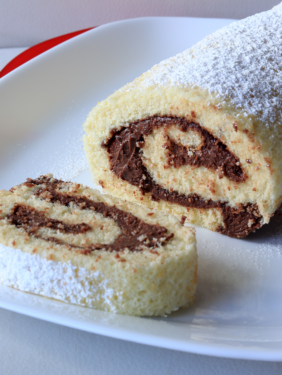 ROTOLO ALLA NUTELLA SOFFICE | dolce veloce | Inventaricette