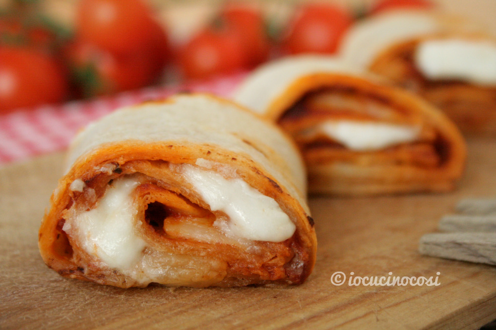 Rotoli di piadina farciti - Classica, vegetariana e gusto pizza