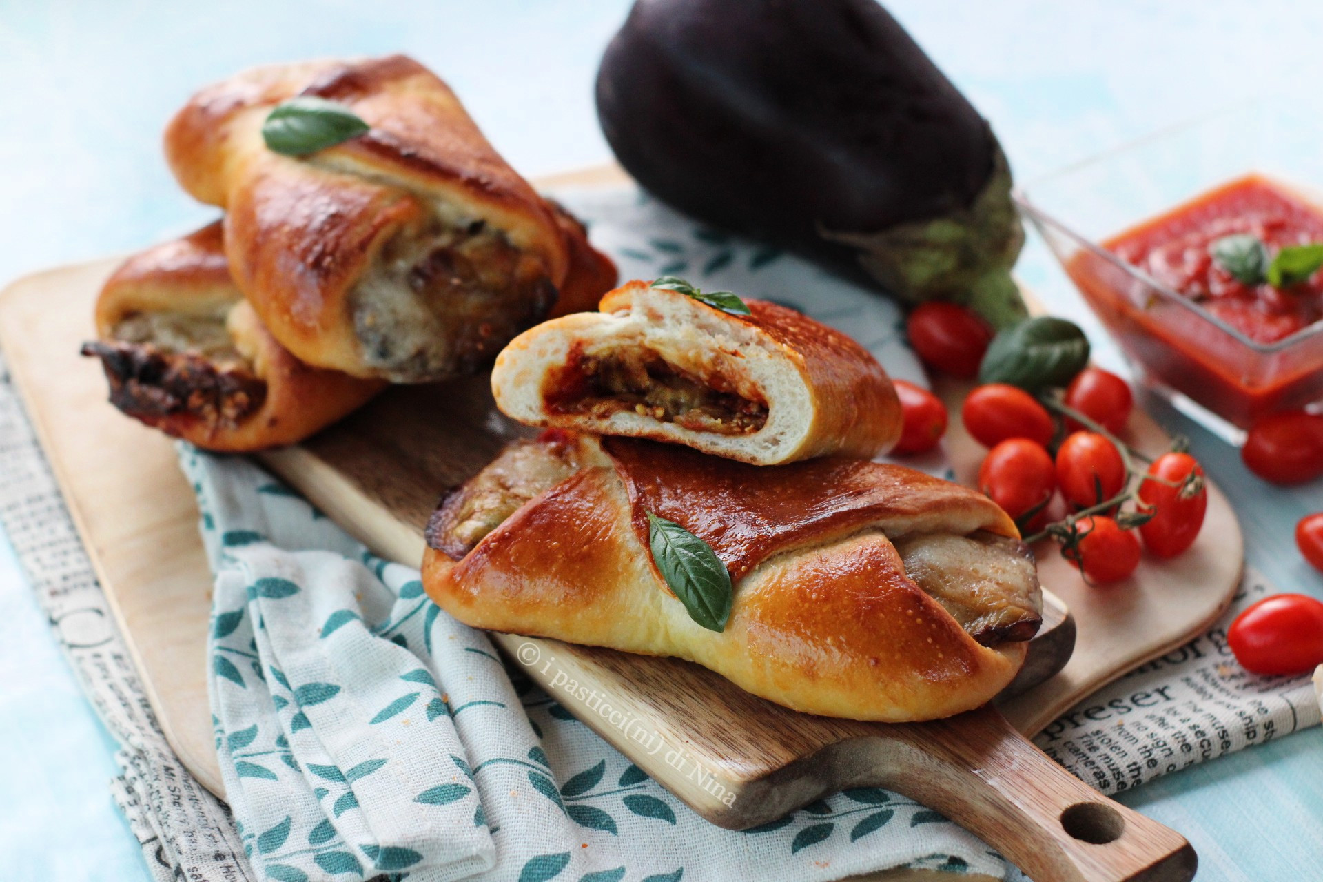 CARTOCCIATE SICILIANE CON LE MELANZANE - i pasticci(ni) di Nina