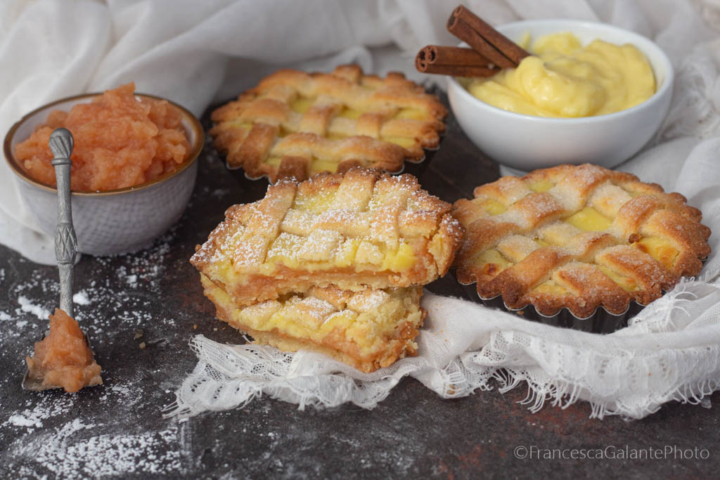 Mini crostata con marmellata e crema pasticcera - I Sapori di Ethra