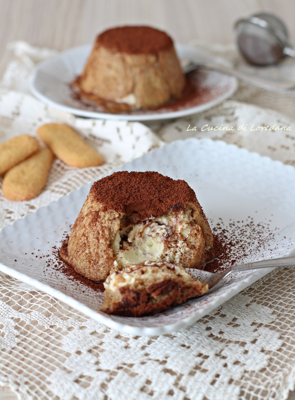 Tortini di tiramisù con cuore di nutella - Piccole e golosissime bontà ...