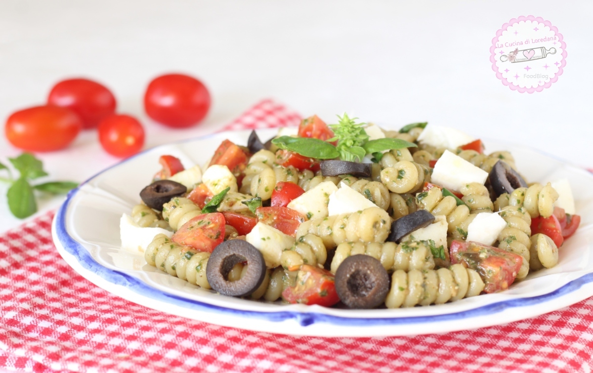 PASTA FREDDA CON PESTO la ricetta perfetta per l'estate