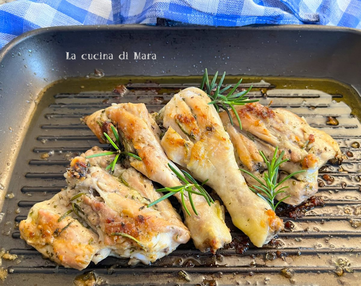 Pollo alla piastra – La cucina di Mara