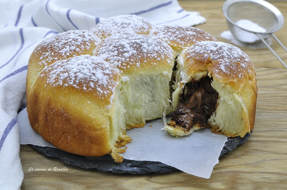 DANUBIO DOLCE CON NUTELLA - RICETTA - La cucina di Rosalba