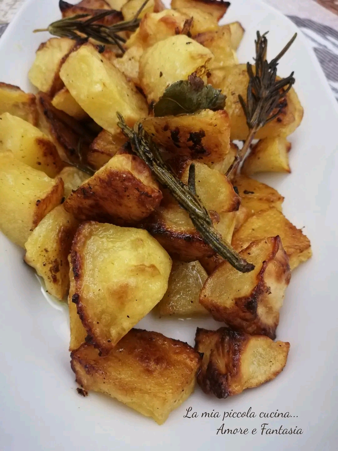 Cubetti di patate al forno - La mia piccola cucina... Amore e Fantasia