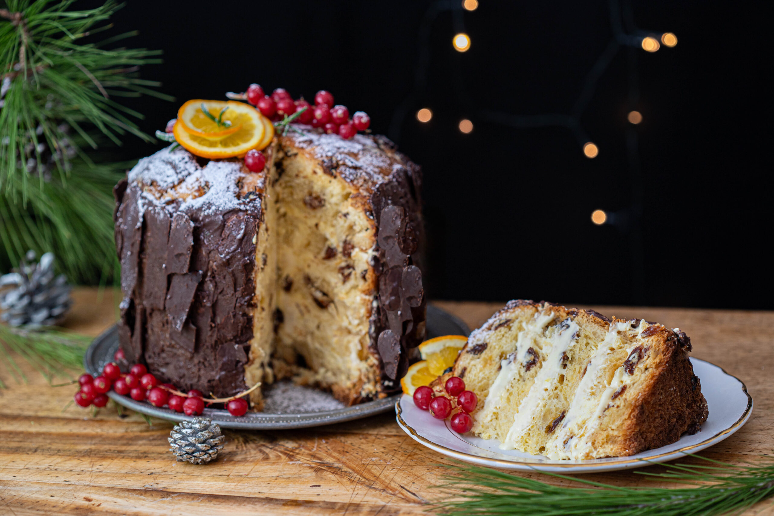 Panettone farcito con crema all'arancia | Lapasticceramatta