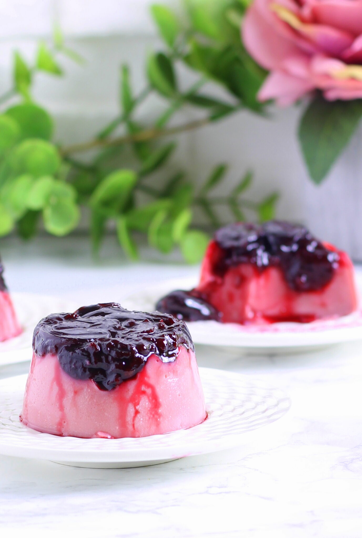 Budino alle ciliegie e yogurt senza gelatina-Fresco e leggero con ...