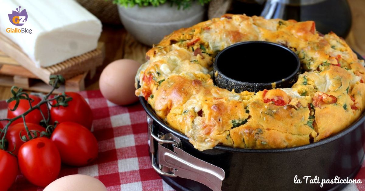 CIAMBELLA RUSTICA alla PIZZAIOLA ricetta facile veloce e gustosa SENZA ...