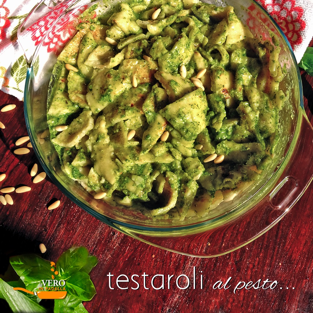 Testaroli al pesto – laveroinpadella