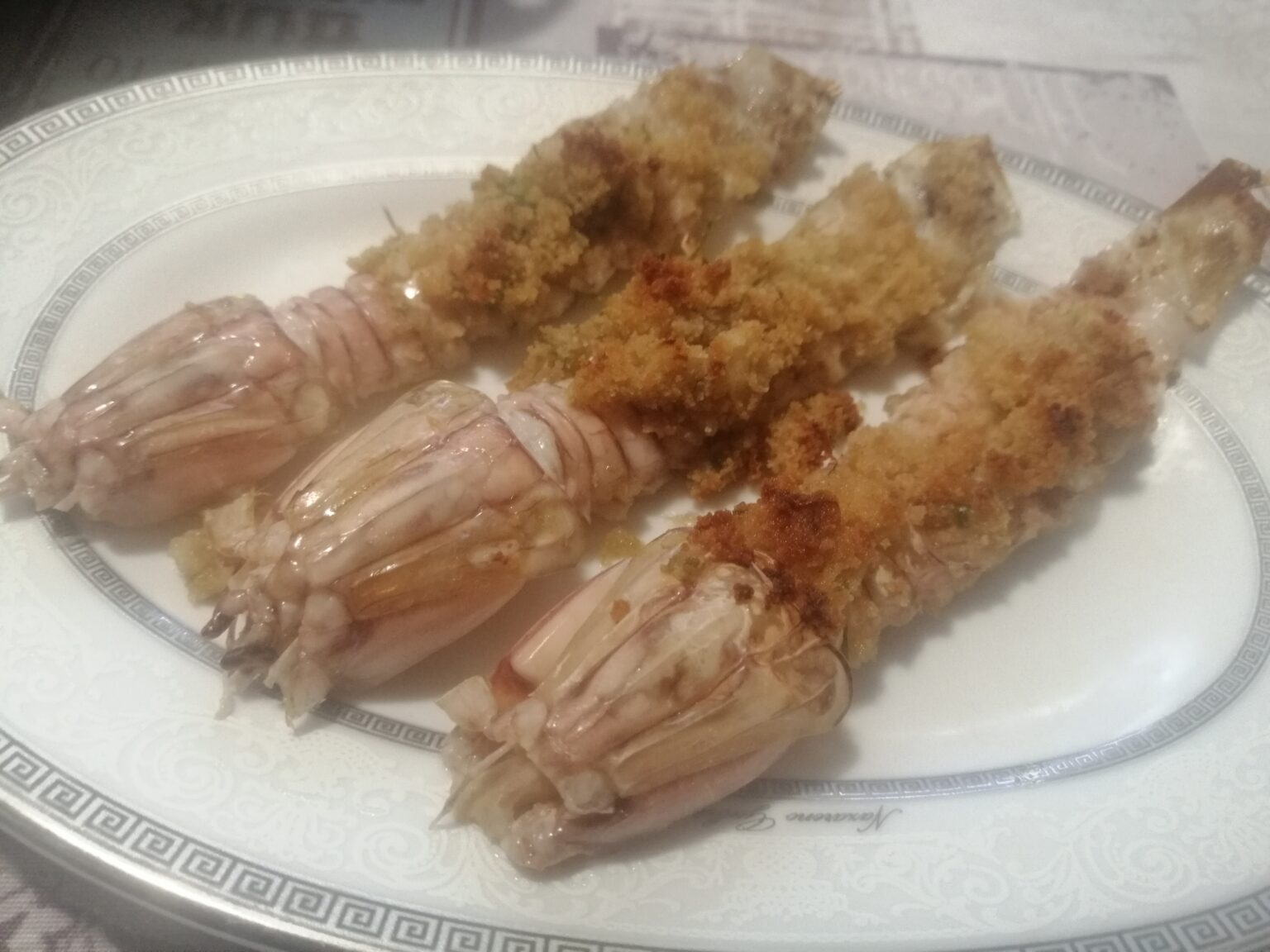 Canocchie gratinate al forno - Le mie loverie