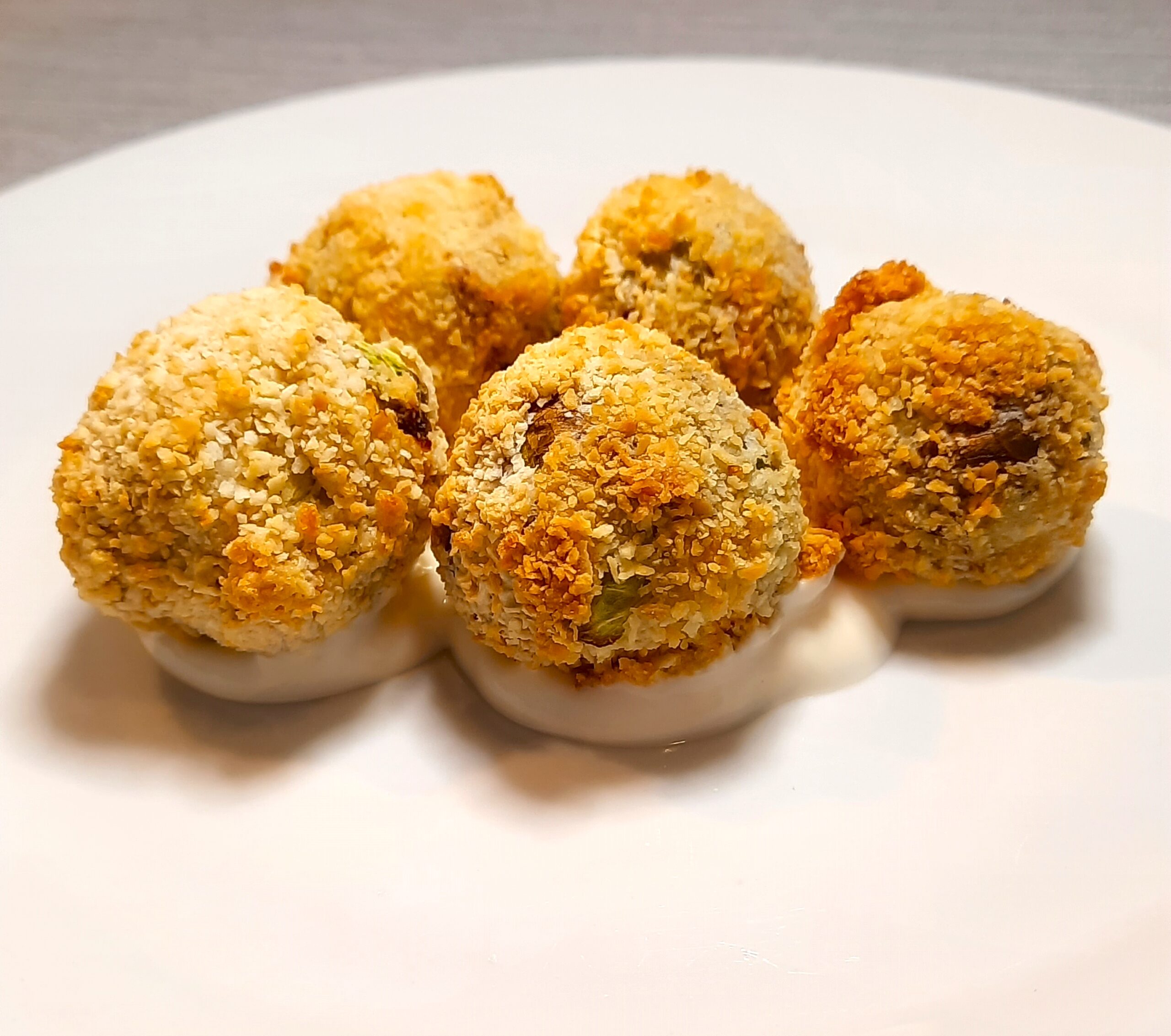 Cavoletti di Bruxelles pastellati | friggitrice ad aria - le mille ...