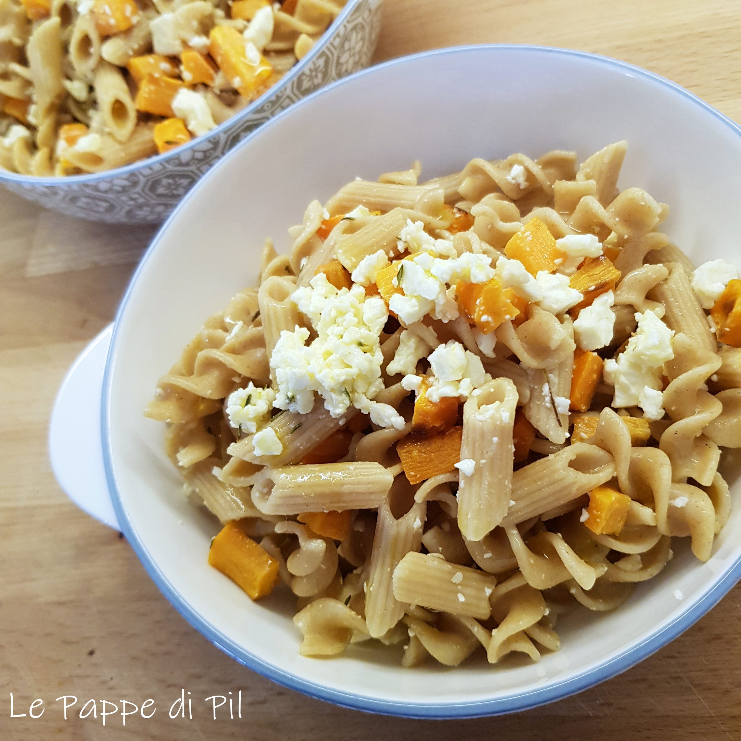 pasta fredda con carote e feta GRECA | Le pappe di Pil