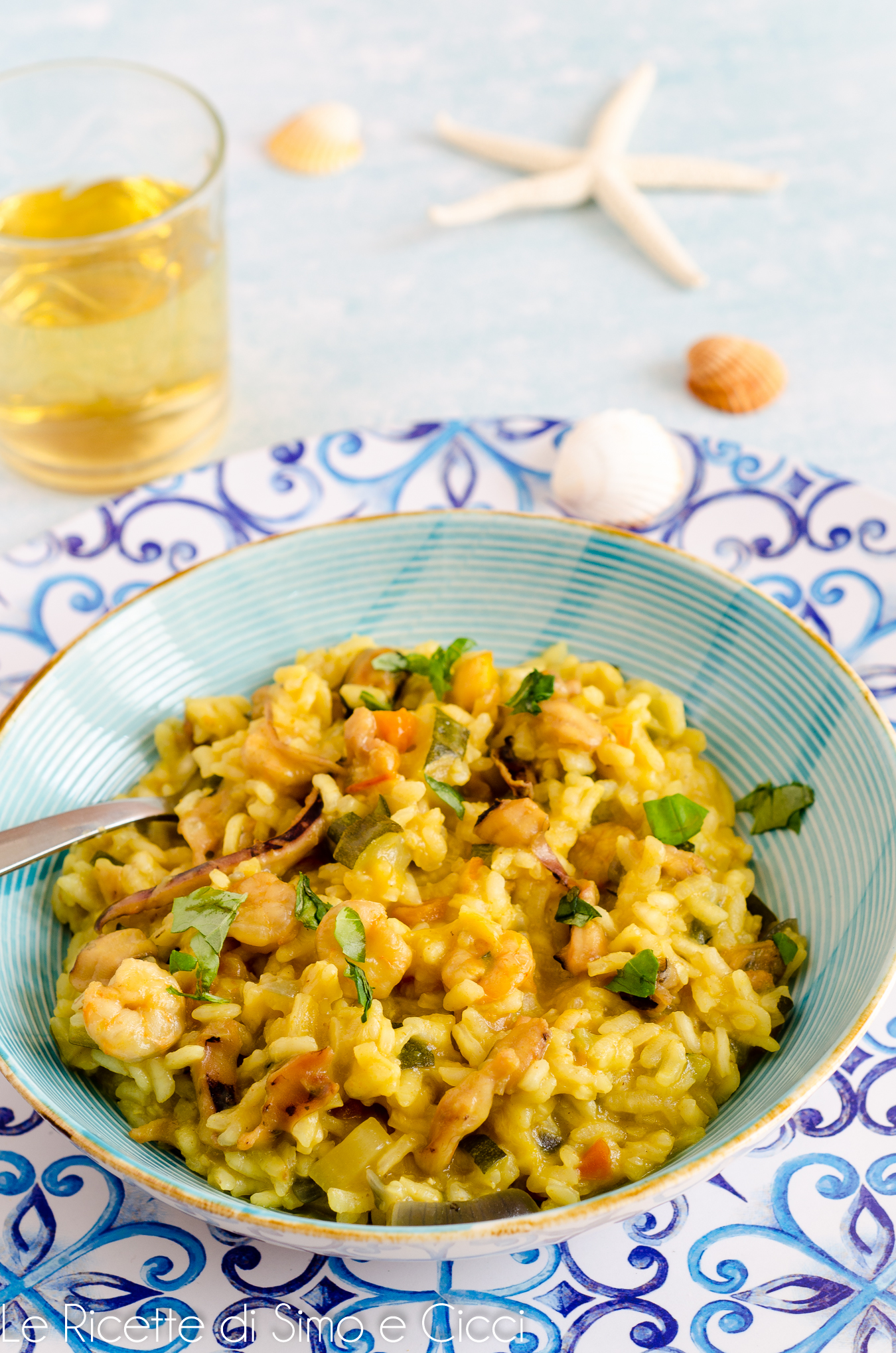 Risotto ai frutti di mare e zucchine - Le Ricette di Simo e Cicci