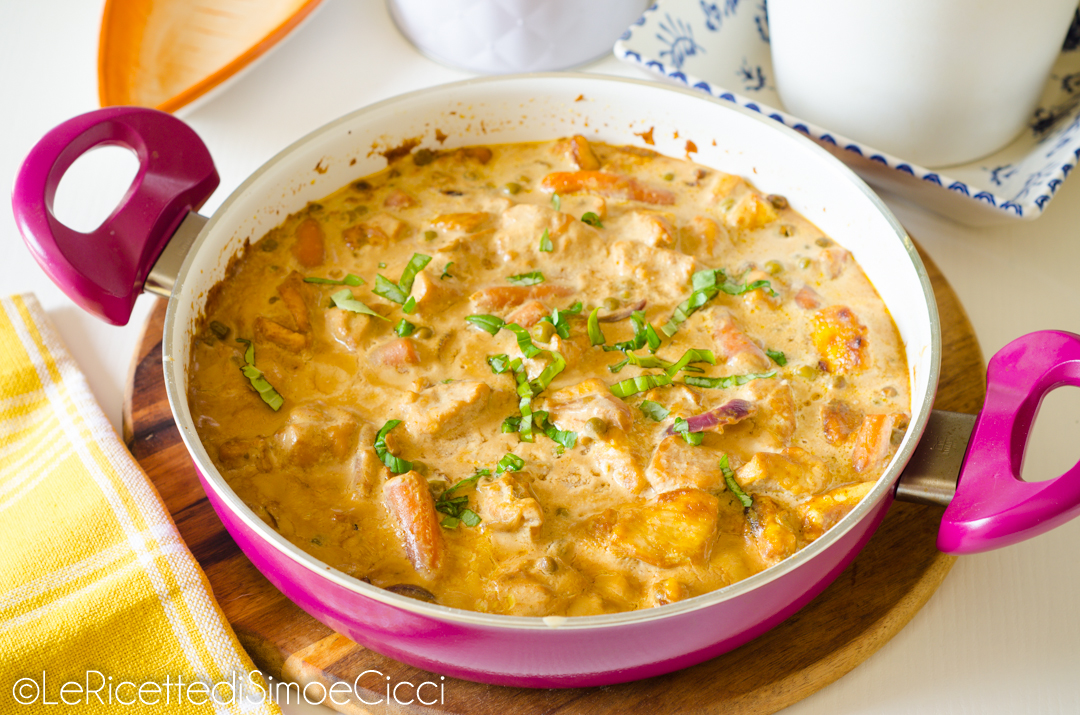 Pollo al curry cremoso con verdure, pronto in meno di 30 minuti! - Le ...