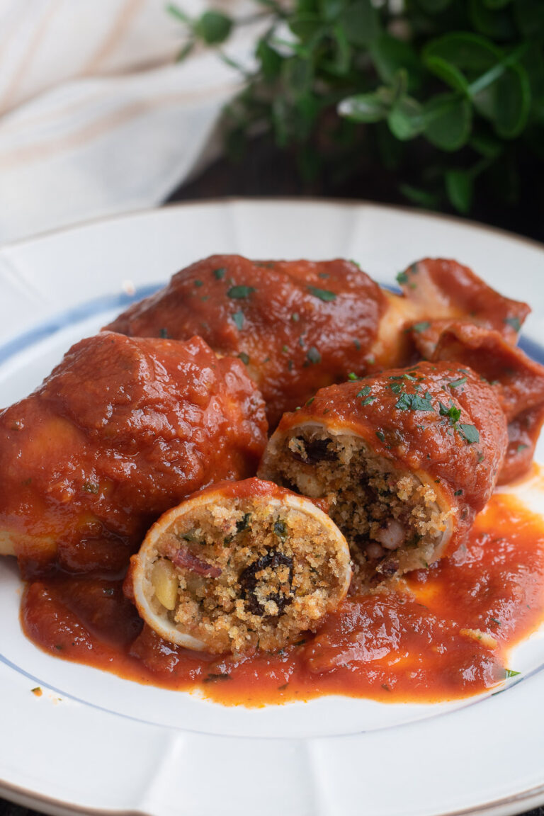 TOTANI RIPIENI ALLA SICILIANA AL SUGO, ricetta e video