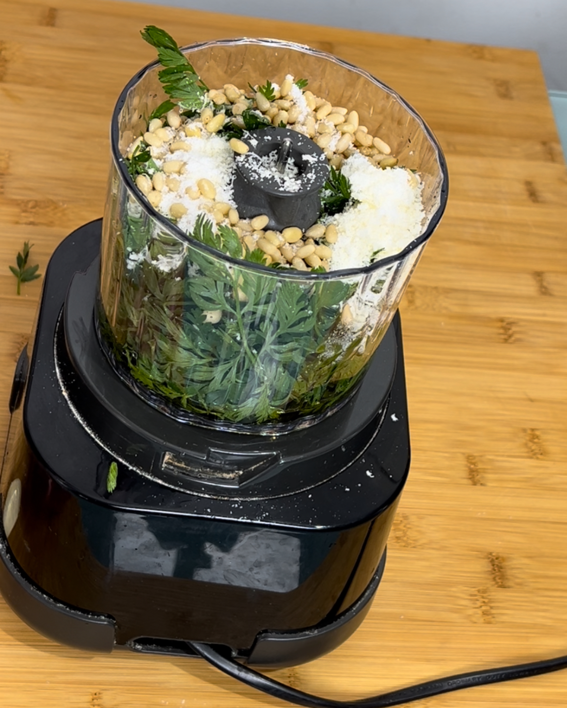 Pesto di ciuffi di carote