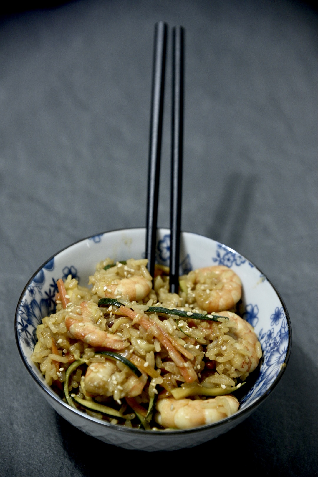 Riso thai con gamberi e verdure - Paprika con Lisa