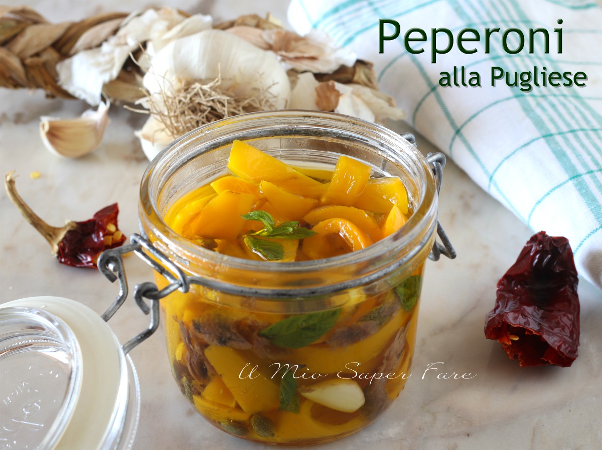 PEPERONI alla PUGLIESE ricetta CONTORNO o ANTIPASTO