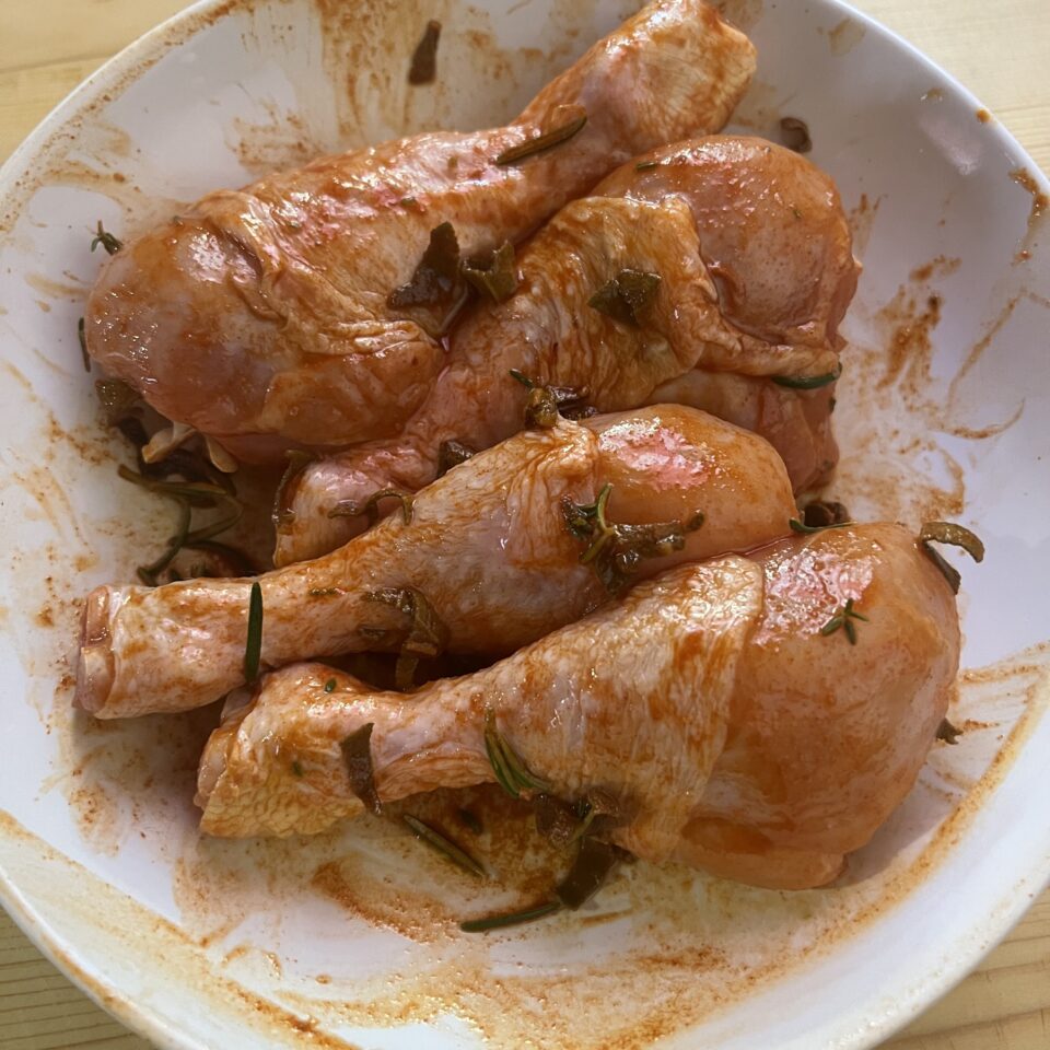 Fusi di pollo in friggitrice ad aria * Blog di luiginalaurenzi