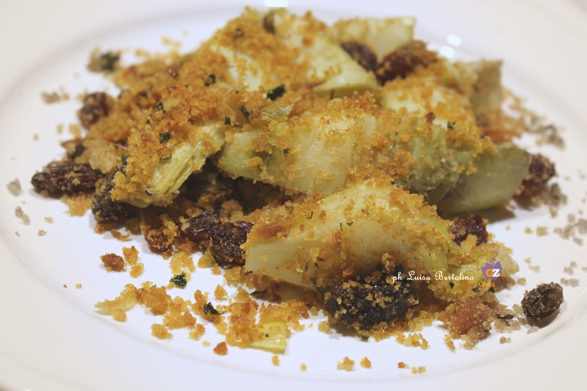 Carciofi al gratin saporitissimi - La magica cucina di Luisa