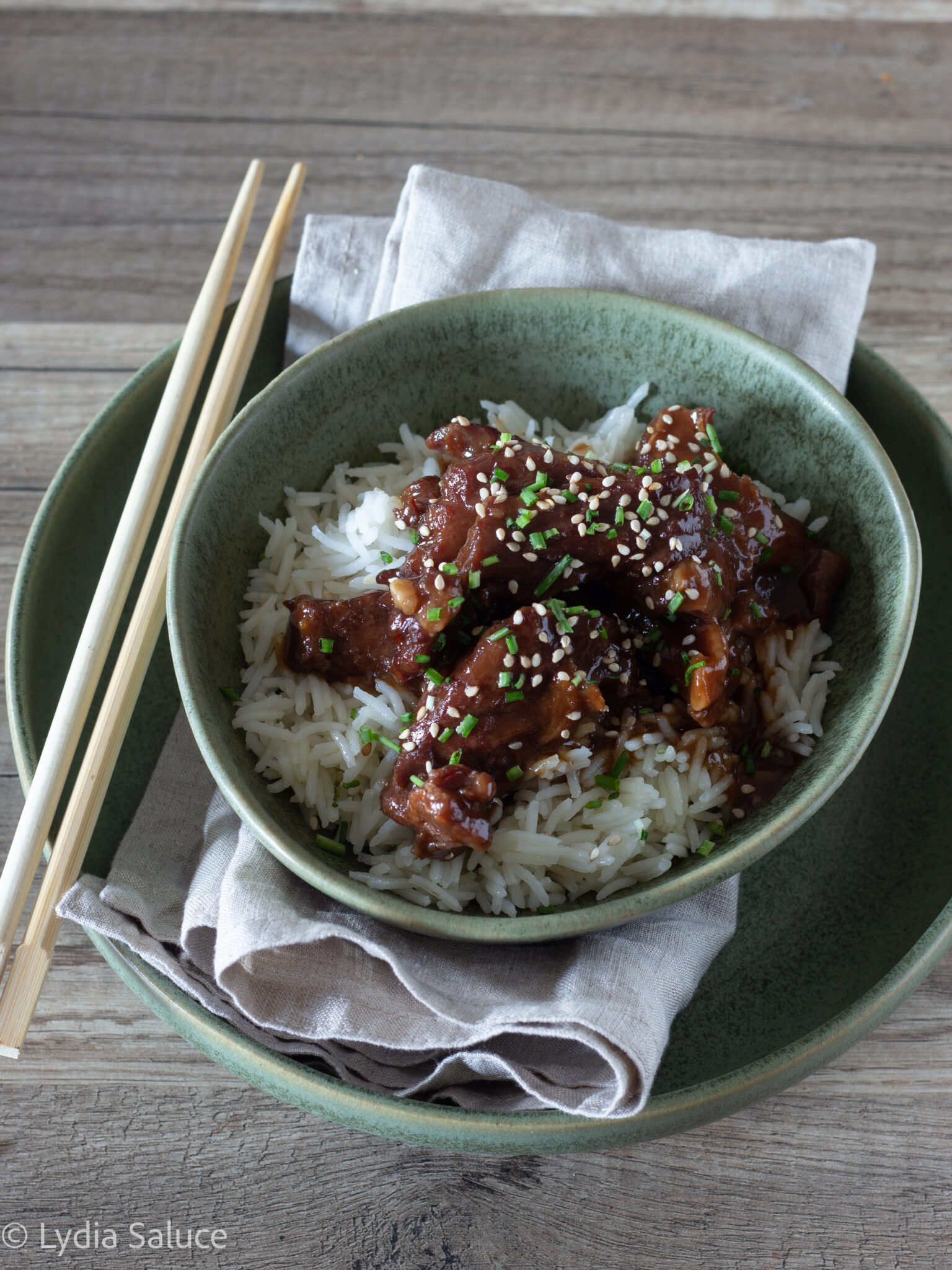 Manzo alla mongola (Mongolian beef) - Lydia in Cucina