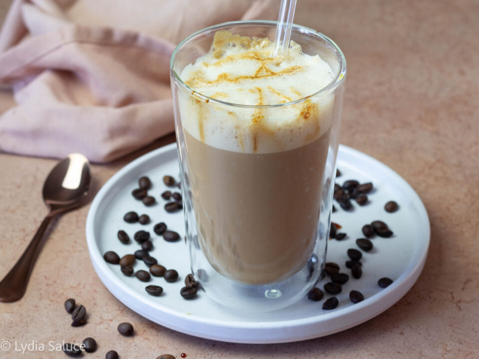 Frappuccino al caramello senza lattosio - Lydia in Cucina