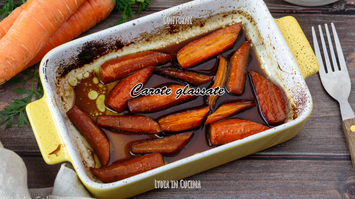 Carote glassate al forno con salsa di soia - Lydia in Cucina
