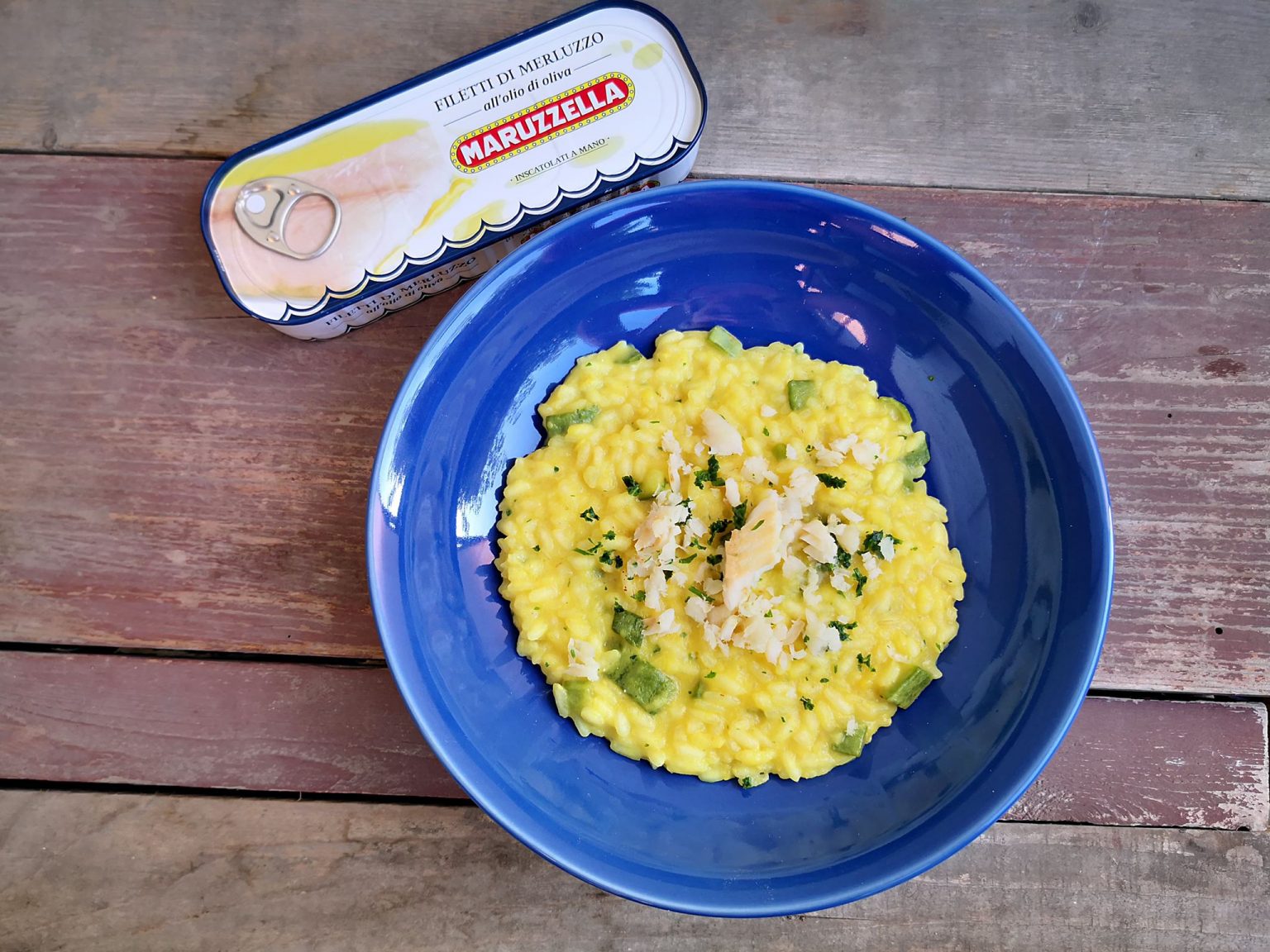 RISOTTO MERLUZZO ZUCCHINE E CURCUMA ⋆ Blog di mammeconbimby