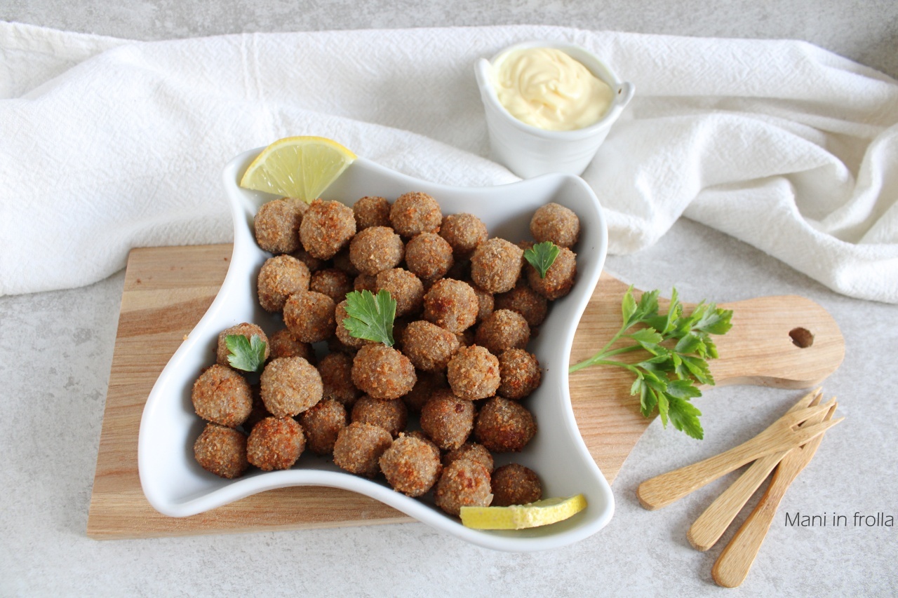 Polpettine Finger Food - Mani in frolla