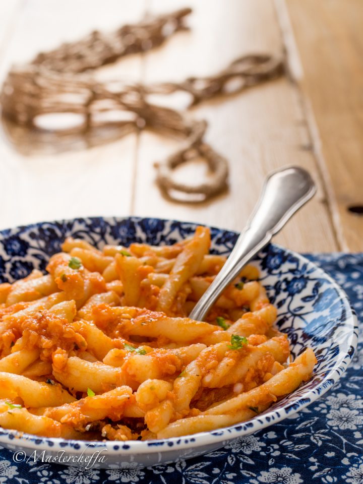 Pasta con ragù di merluzzo - Mastercheffa