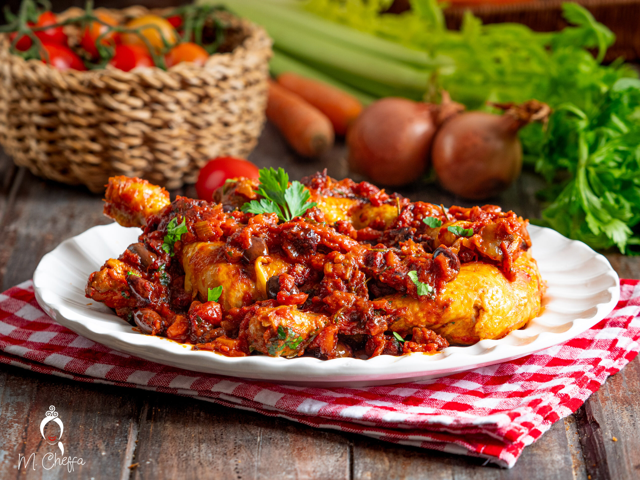 Pollo alla cacciatora, ricetta della nonna tradizionale in padella