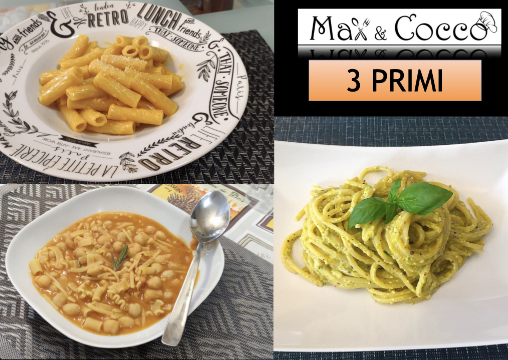 3 PRIMI PIATTI LIGHT #2 - Ricetta Facile Veloce e Leggera | Max & Cocco