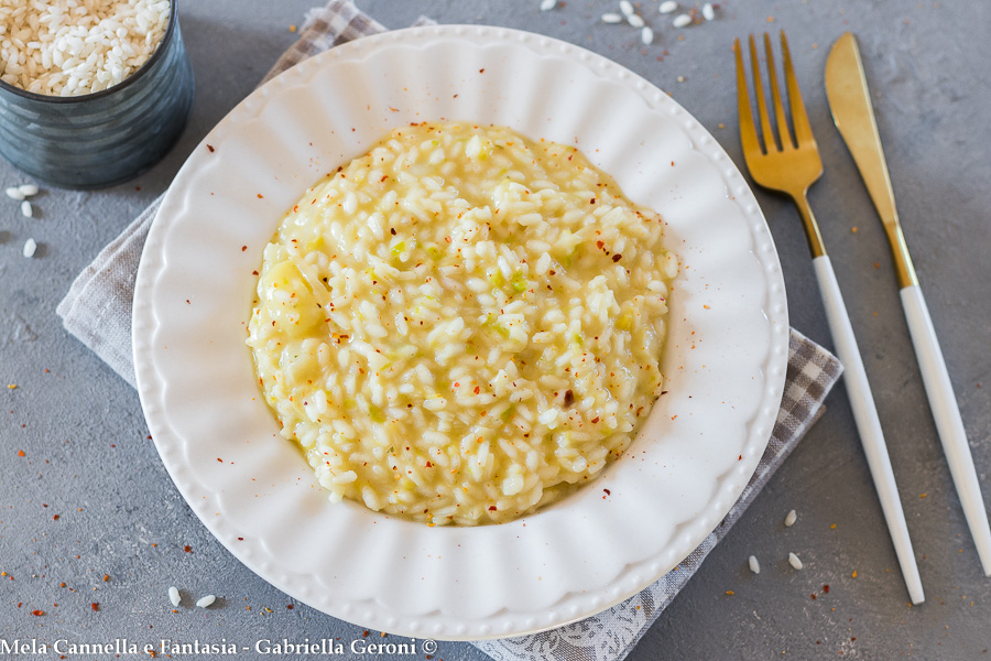 Risotto con verza e patate cremoso