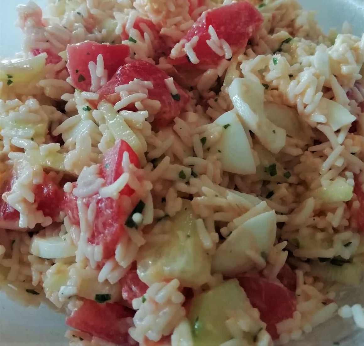 INSALATA DI RISO BASMATI vegetariana - Melogranierose