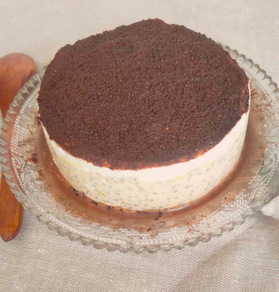 TIRAMISU' DI CHIA CON YOGURT GRECO E SCIROPPO DI ACERO - Melogranierose