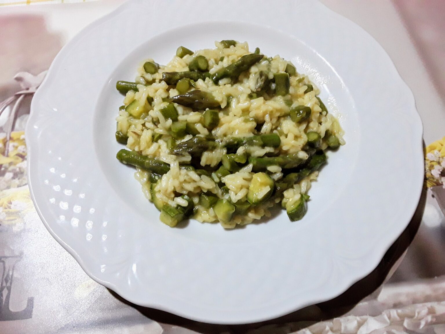 Risotto con asparagi e zucchine - MichienCuisine