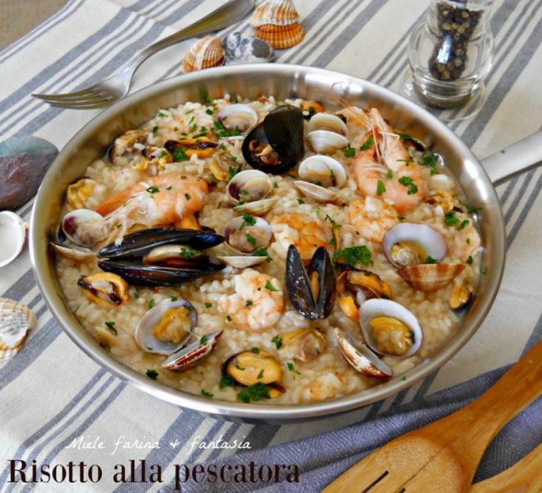 Risotto alla pescatora | Miele farina & fantasia