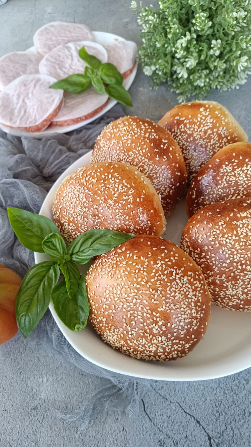 Panini-buns per hamburger - Mille 1 Ricette