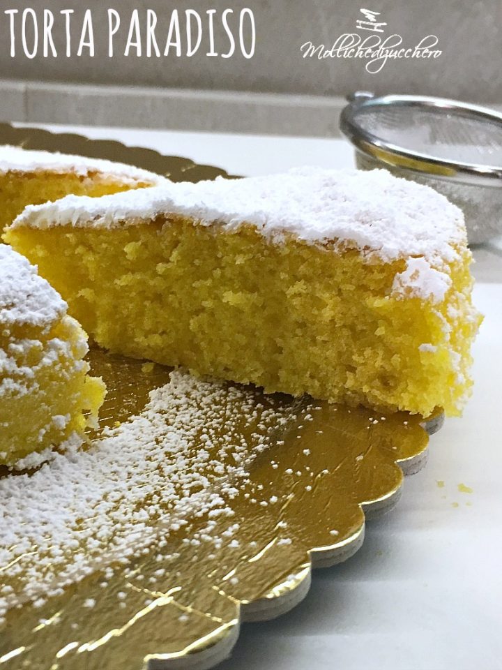 Torta paradiso ricetta facile - Mollichedizucchero