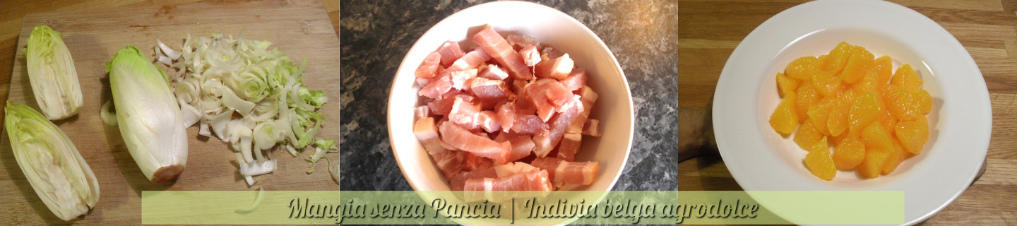 Indivia belga agrodolce, ricetta leggera
