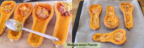 ZUCCA RIPIENA, una ricetta leggera e facilissima da realizzare