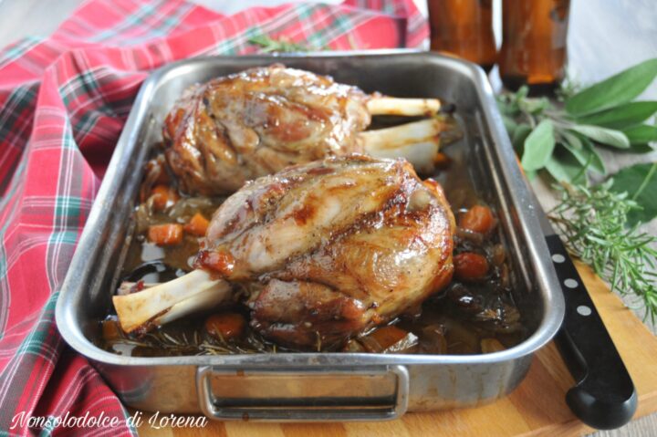 STINCO di MAIALE alla BIRRA tenero e saporito