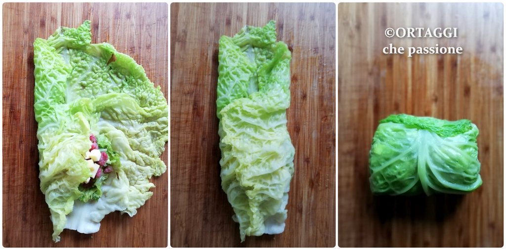 Involtini di verza semplici - ricetta passo passo | ORTAGGI che passione