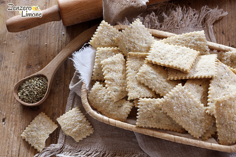 Crackers alle erbe | Zenzero e Limone